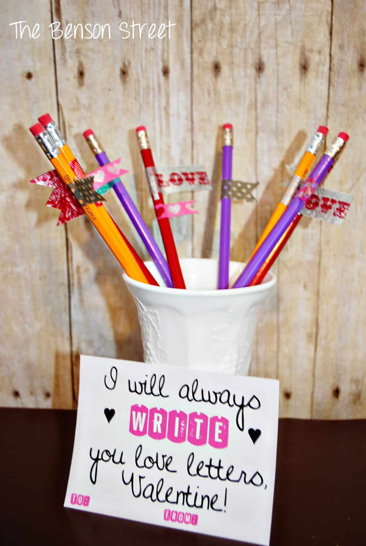 Love Letters Valentine {Printable Valentines Day Two} - The Benson Street