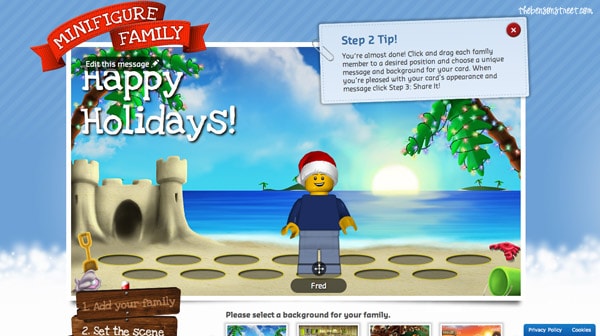 Create a Minifigure Holiday Family with LEGOS - The Benson Street