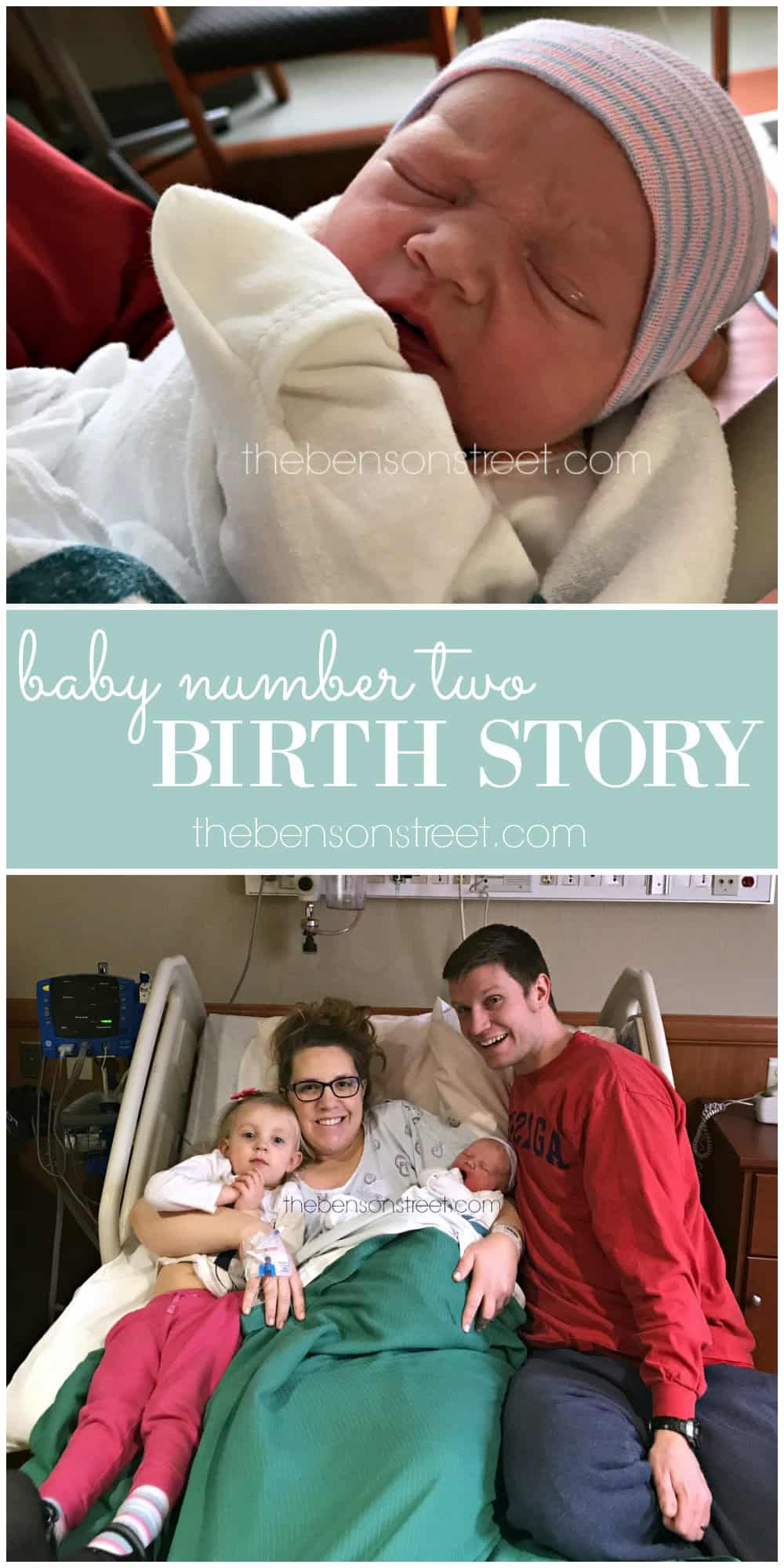 Baby Boy's Birth Story - The Benson Street