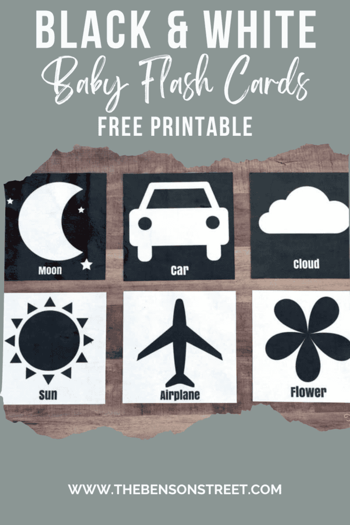 Free Printable High Contrast Black and White Baby Flashcards - The ...