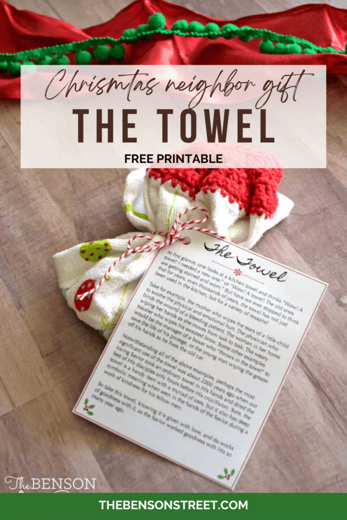 Free Printable Christmas Towel Story + Gift Idea