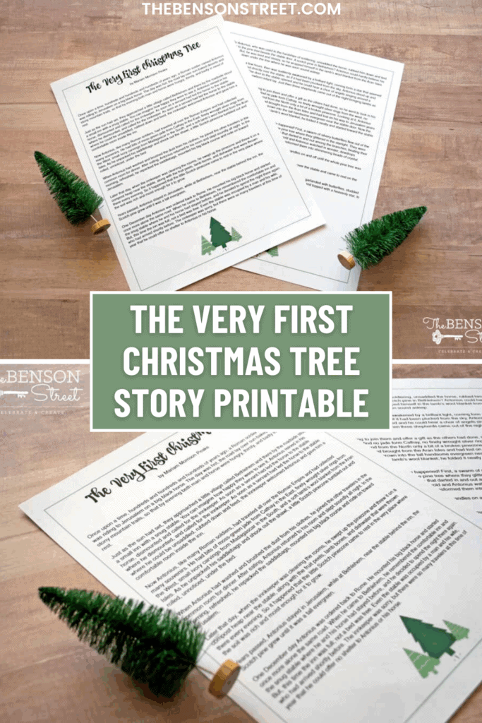 The Very First Christmas Tree - The Benson Street