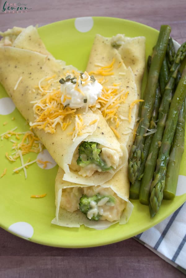 Savory Parmesan Herb Crepes Recipe - The Benson Street