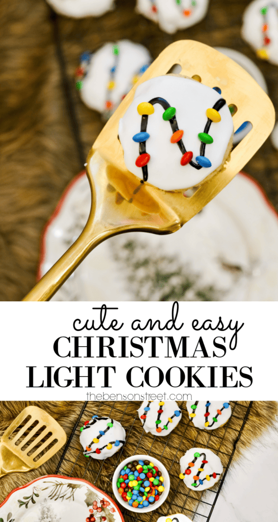 Easy Christmas Light Cookies - The Benson Street