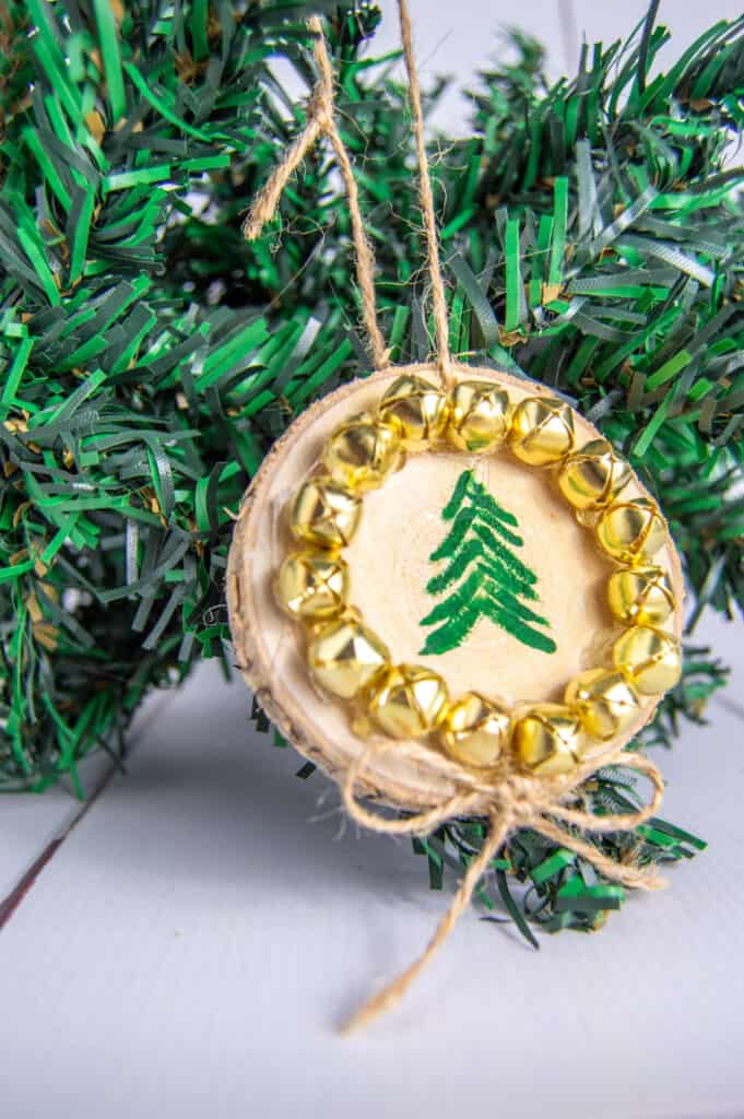 DIY: How to Make Rustic Wood Slice Tree Ornaments - The Benson Street