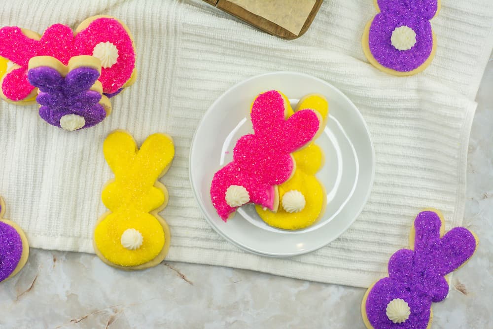 How to Make Easter Bunny Sugar Cookies Recipe - The Benson Street