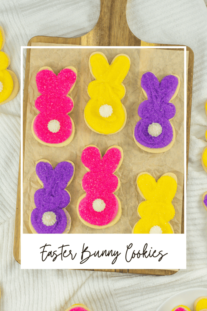 How to Make Easter Bunny Sugar Cookies Recipe - The Benson Street