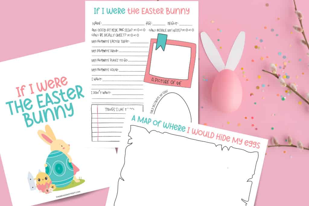 If I Were the Easter Bunny Worksheet: FREE Printable - The Benson Street