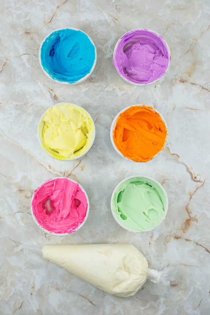 How to Make Perfect Cupcakes with Rainbow Frosting - The Benson Street
