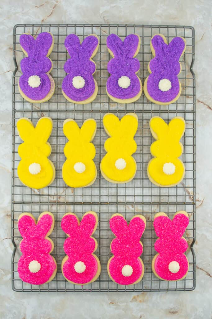 How to Make Easter Bunny Sugar Cookies Recipe - The Benson Street