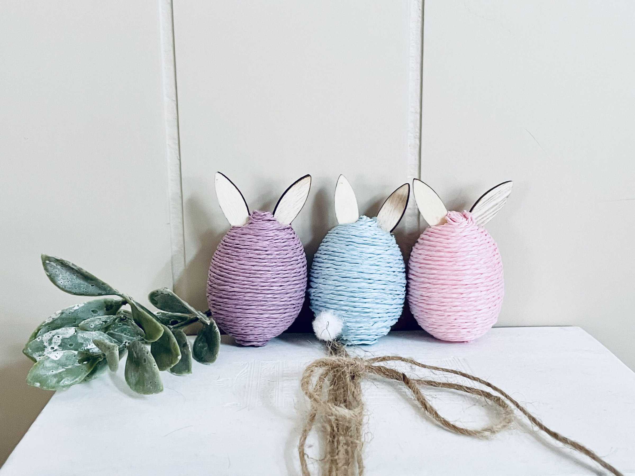 DIY Easter Egg Bunnies Dollar Tree Craft: A Fun and Easy Easter Project ...