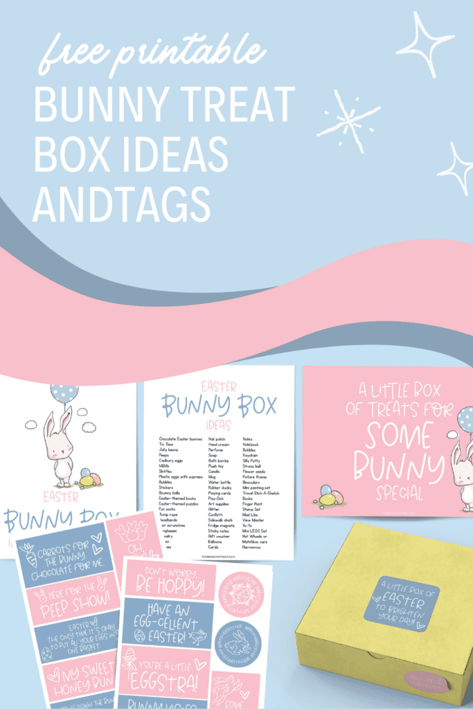 Easter Bunny Treat Box Ideas with Free Printable Tags - The Benson Street