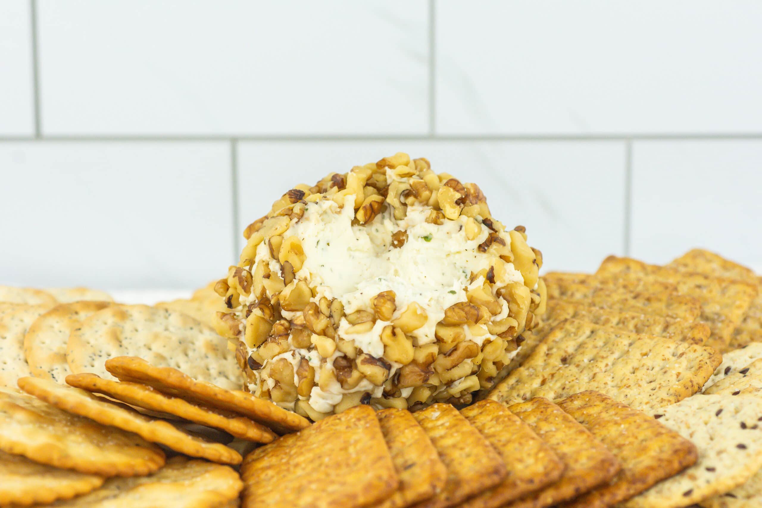 Easy and Quick 3 Ingredient Cheese Ball Recipe - The Benson Street