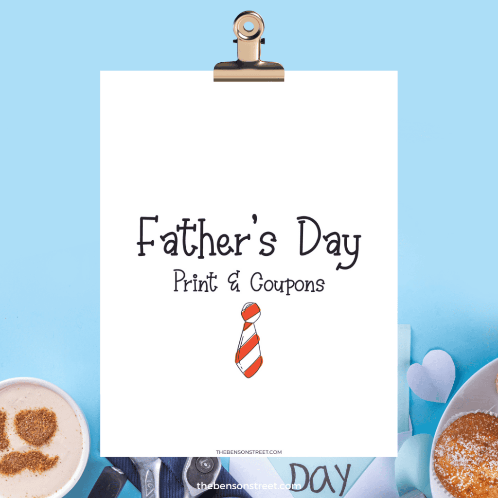 FREE All About my Dad Printable Activity for Father's Day - The Benson ...
