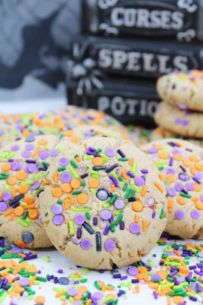 The Best Brown Butter Halloween Sprinkle Cookies Recipe - The Benson Street