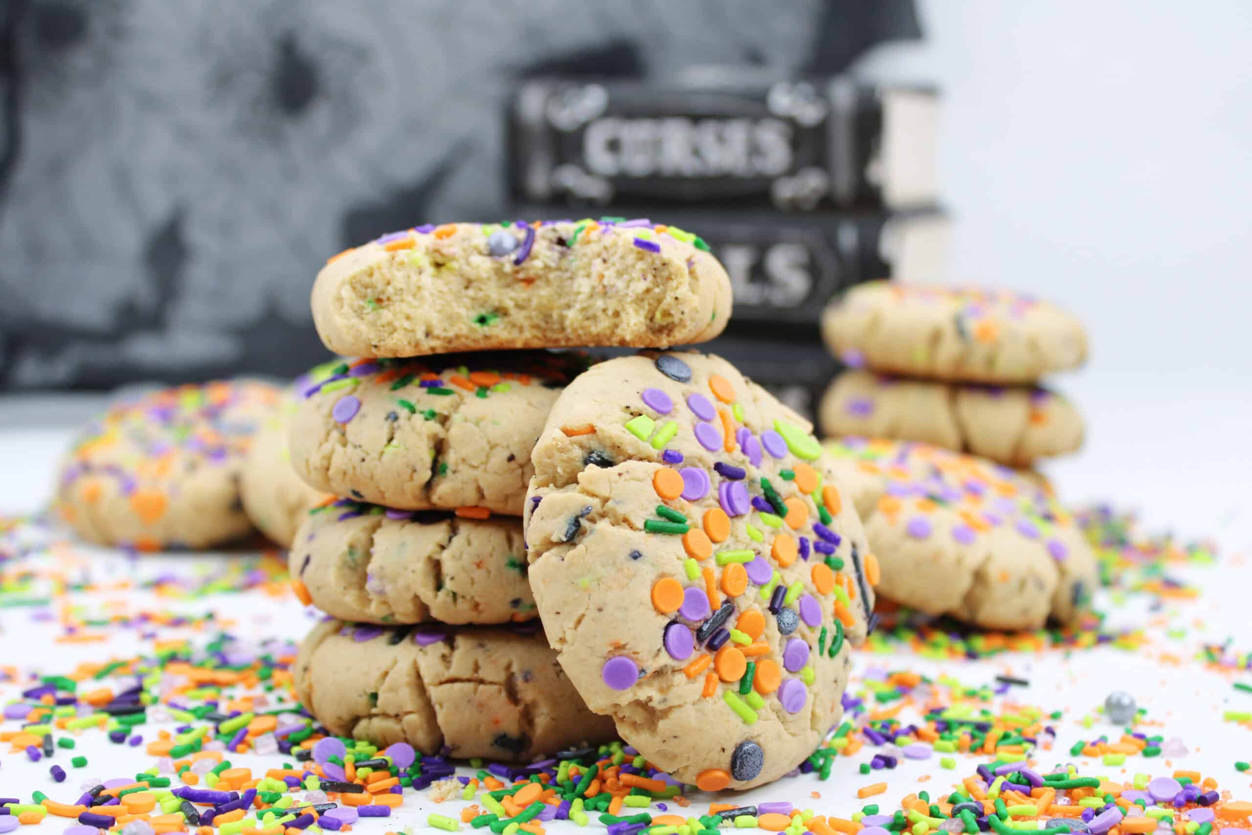 The Best Brown Butter Halloween Sprinkle Cookies Recipe - The Benson Street