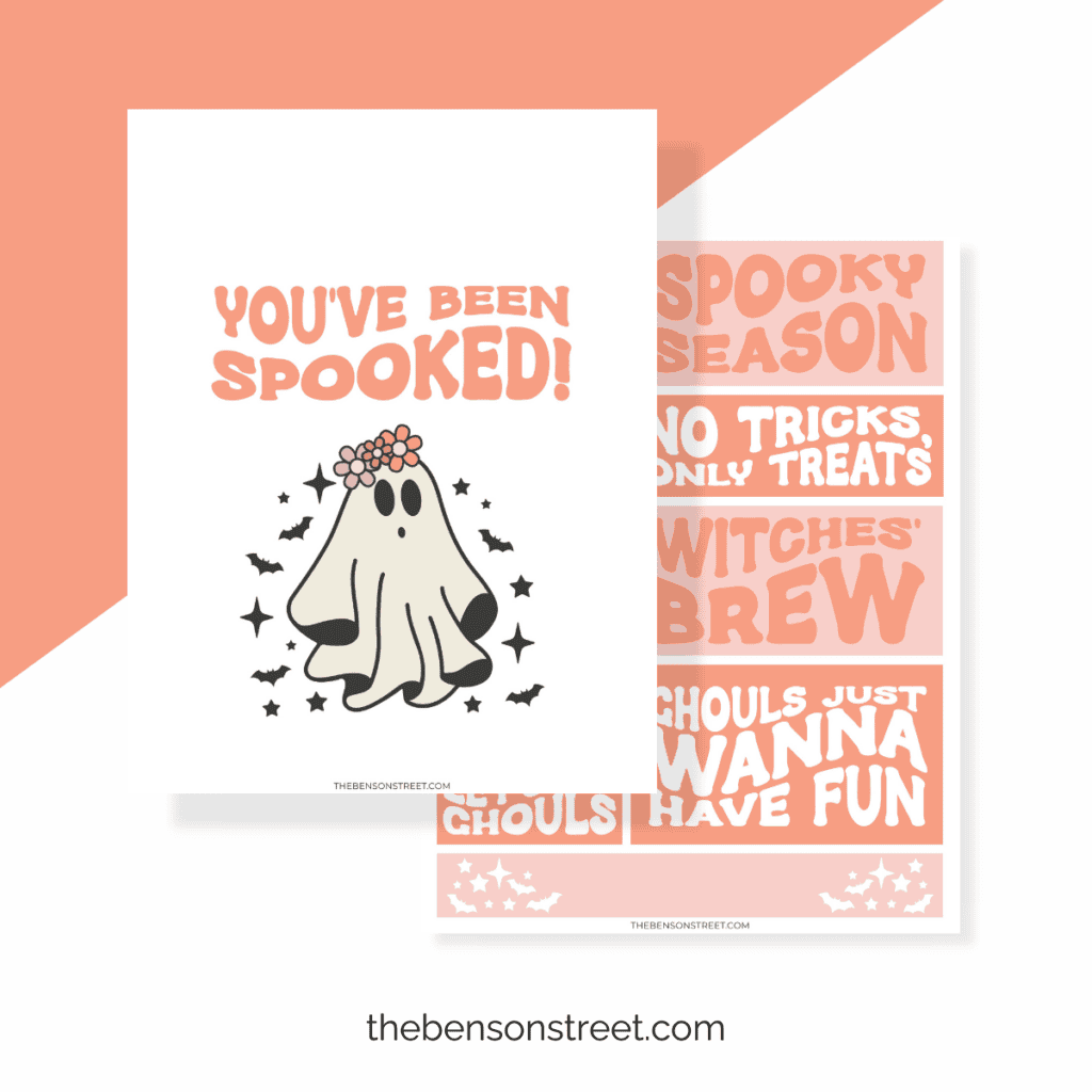 You've Been Spooked Printable: A Fun and Festive Halloween Tradition ...