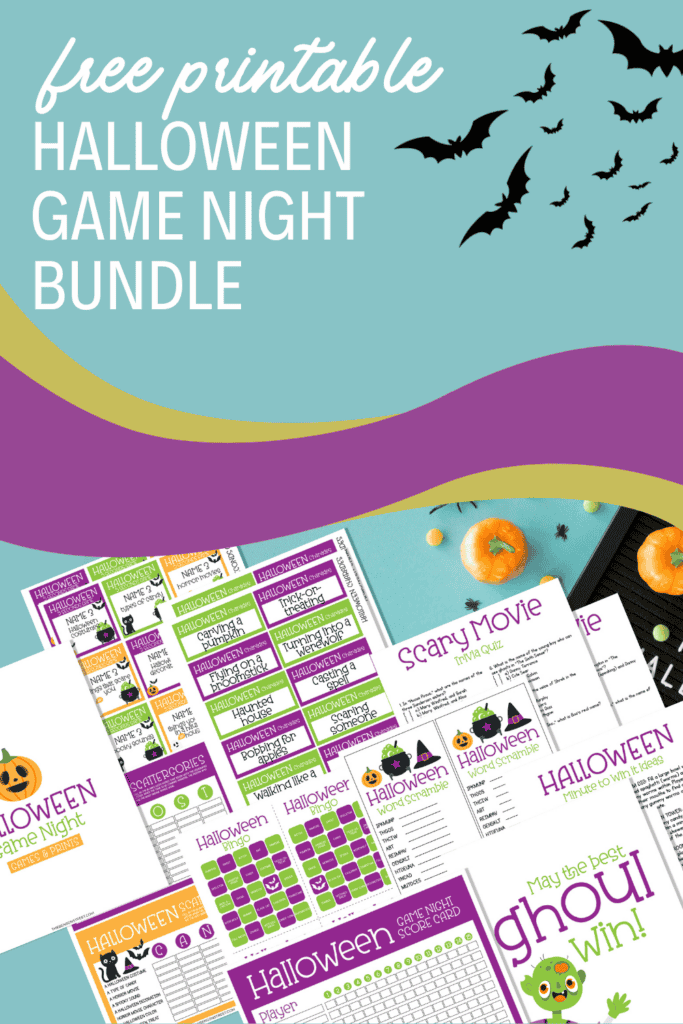 Printable Halloween Games for a Halloween Game Night