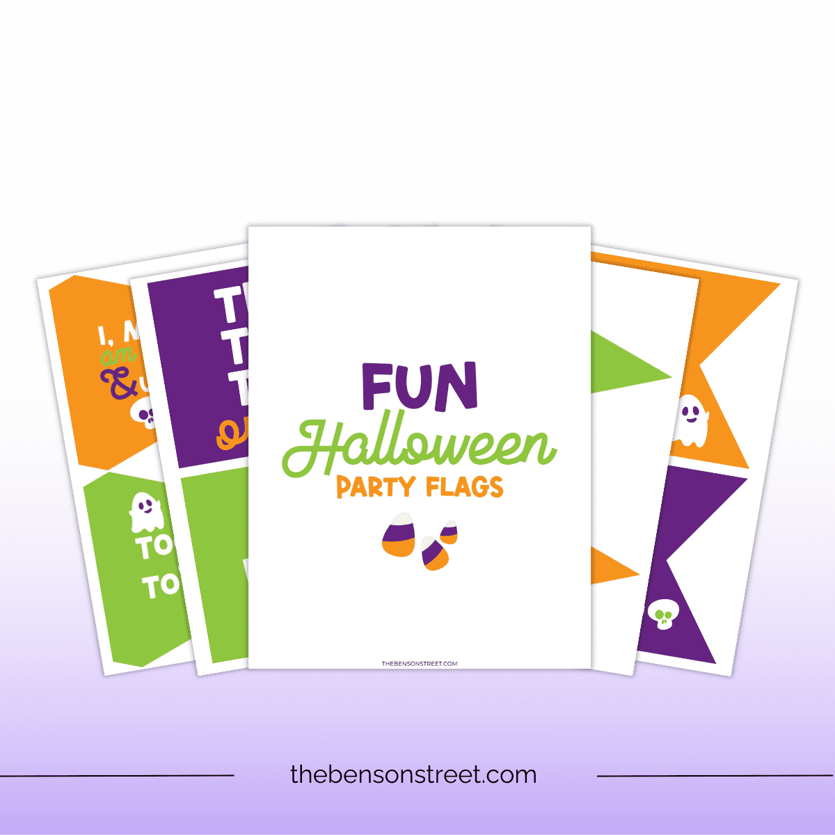 Free Printable Halloween Party Flags: Add Spooky Fun to Your ...