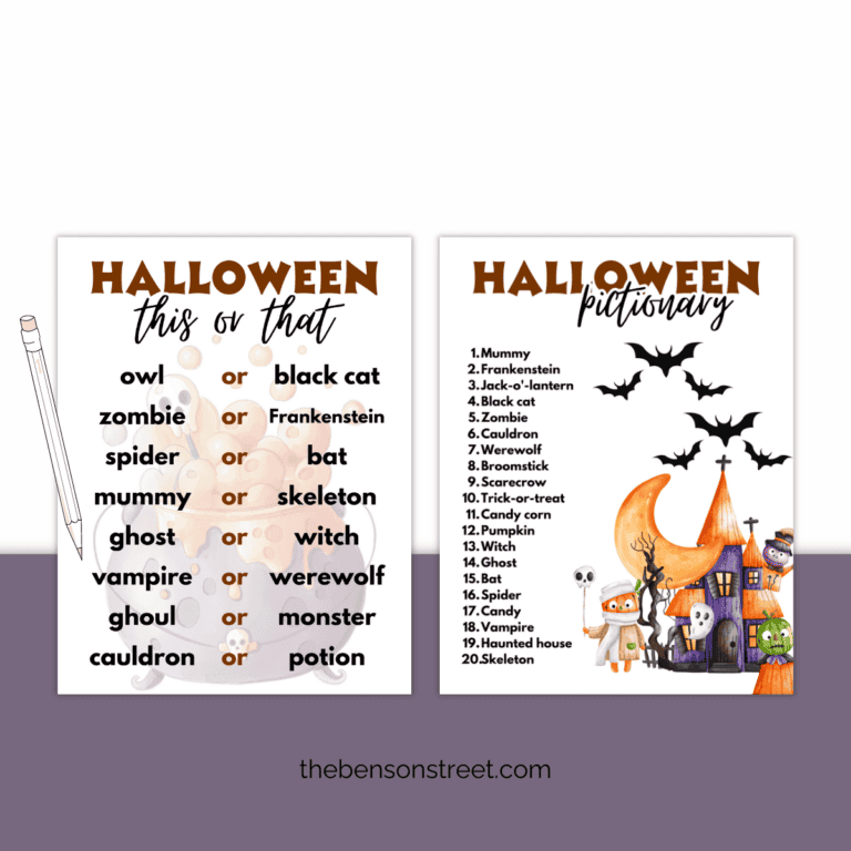 FREE Printable Halloween Activities for Kids: Fun Game Pack - The ...