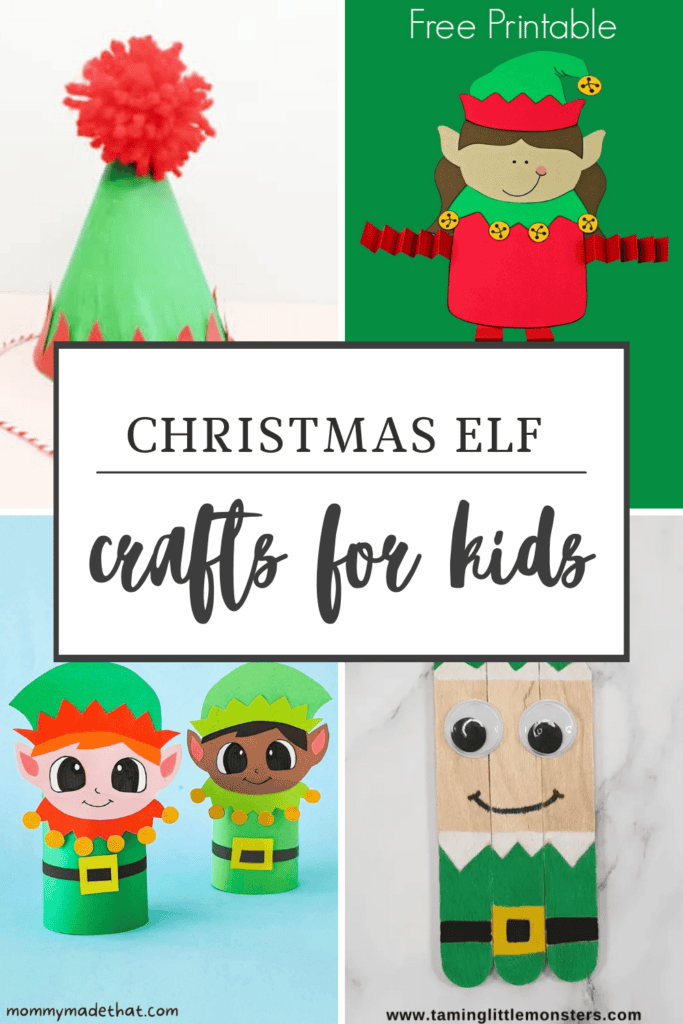 Easy to Make Cute Christmas Elf Crafts for Kids