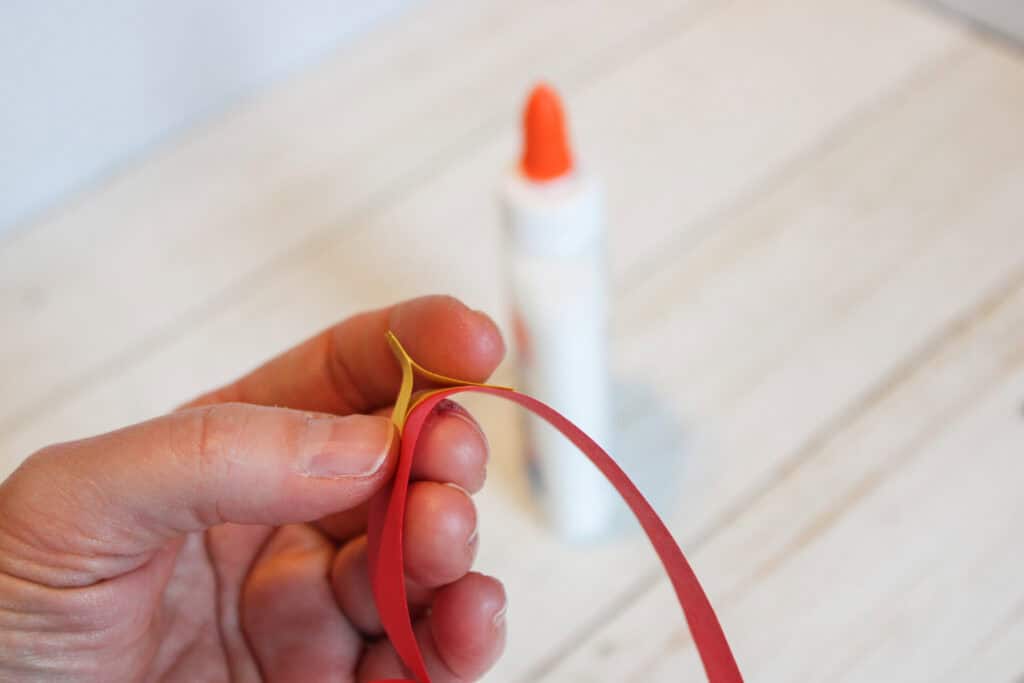 How to Make a Paper Strip Cardinal Craft for Kids - The Benson Street