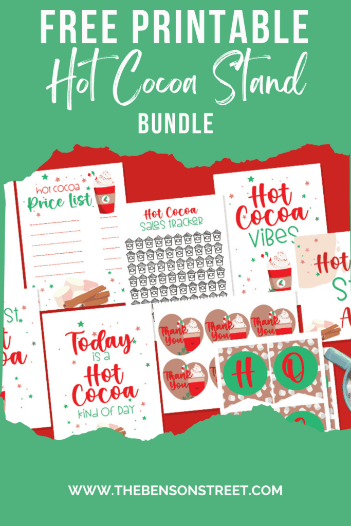FREE Printables for an Easy DIY Hot Cocoa Stand - The Benson Street