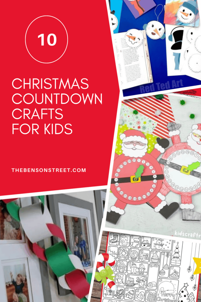 Easy Christmas Countdown Crafts for Kids - The Benson Street