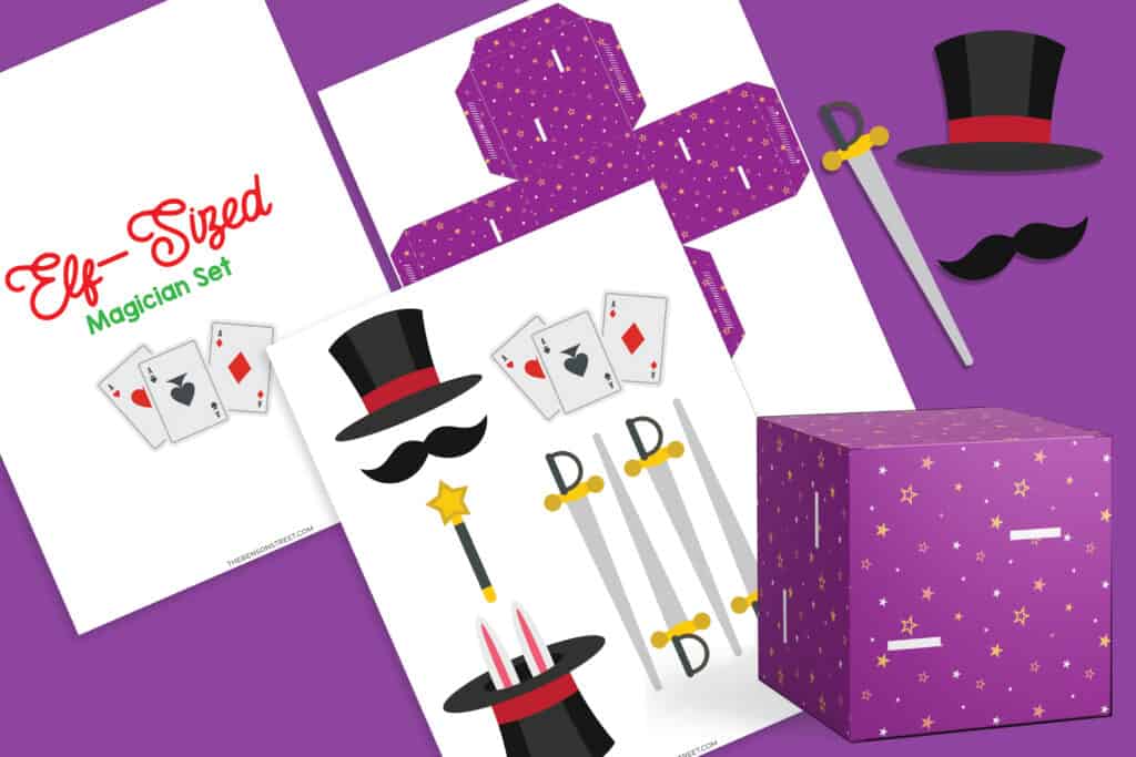 Free Printable Elf on the Shelf Magician Props: A Magical Twist on Elf ...