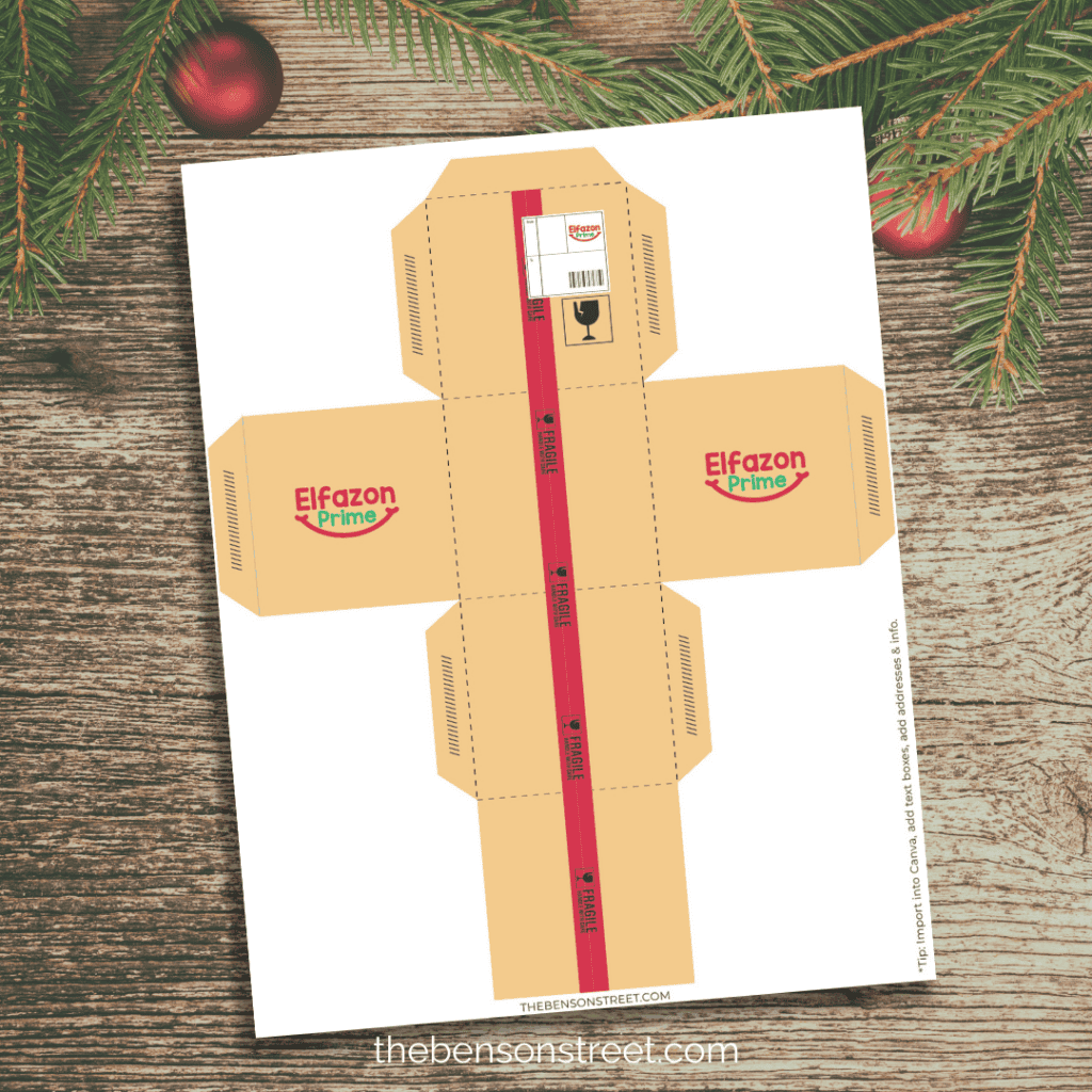 Free Printable Elf on the Shelf Packages Props – Create Fun and Magical ...