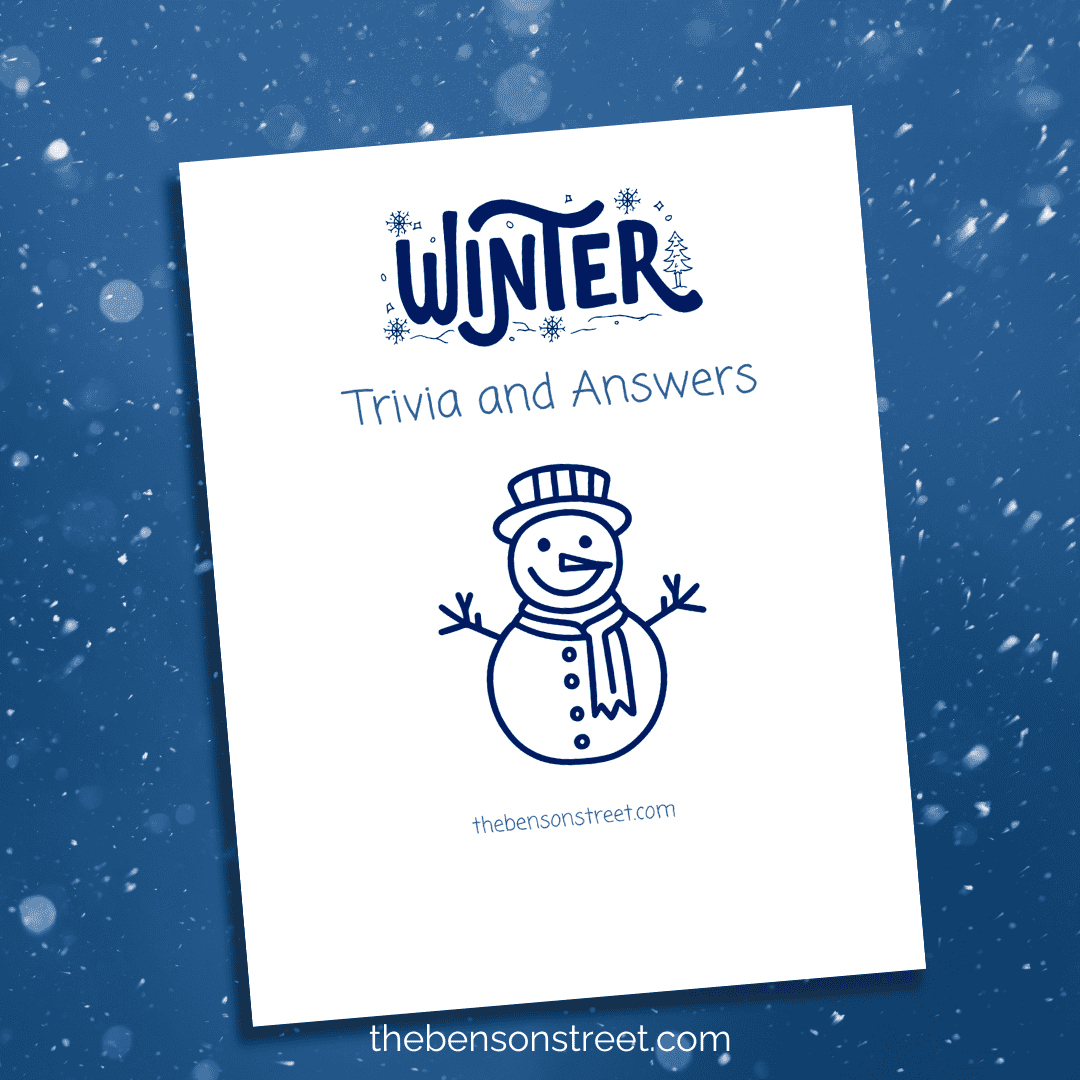 Free Printable Winter Trivia Questions with Answers - The Benson Street