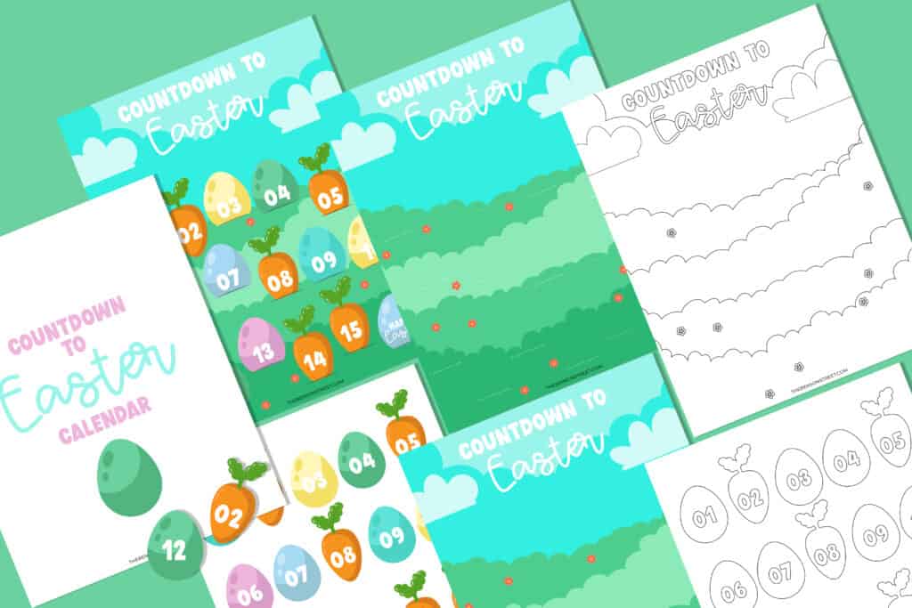 Free Printable Easter Countdown: Easter Advent Calendar - The Benson Street