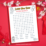 Free Printable Lunar New Year Word Search - The Benson Street