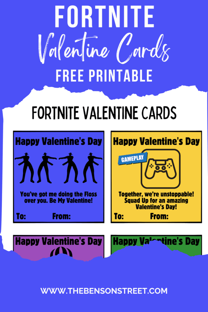 Free Printable Fortnite Valentines Day Cards: Epic Valentine