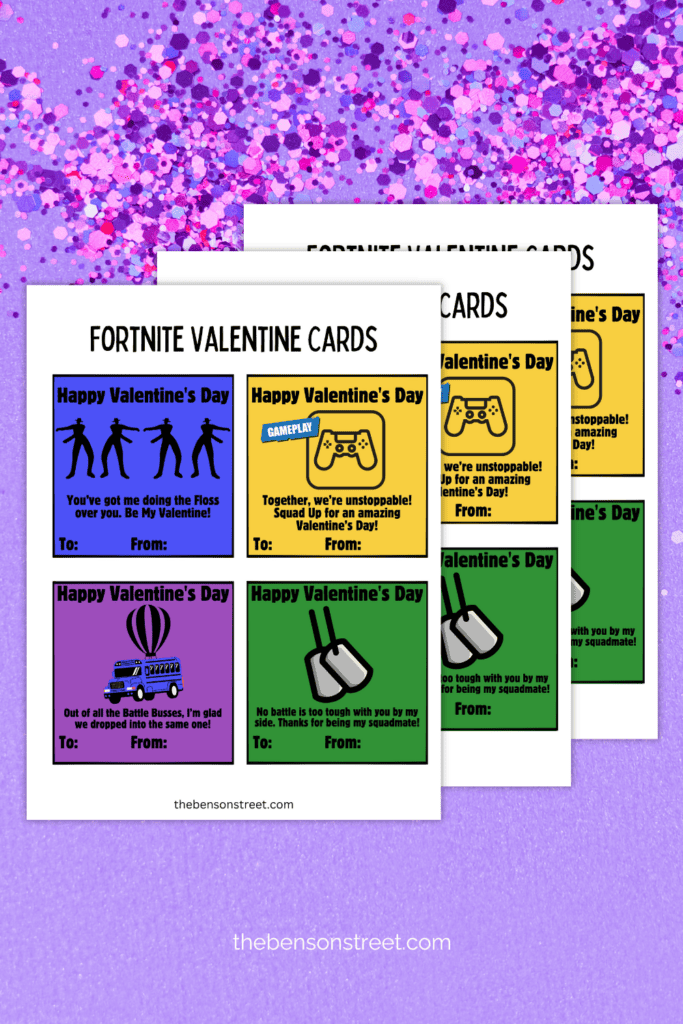 Free Printable Fortnite Valentines Day Cards: Epic Valentine