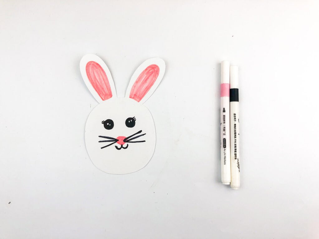 Paper Rocking Easter Bunny Craft: Easter Activity for Kids