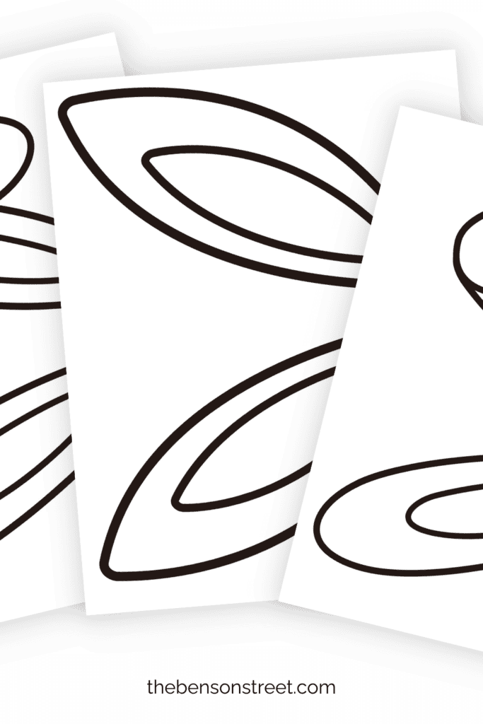 FREE Printable Easter Bunny Ears Template to Make a Headband