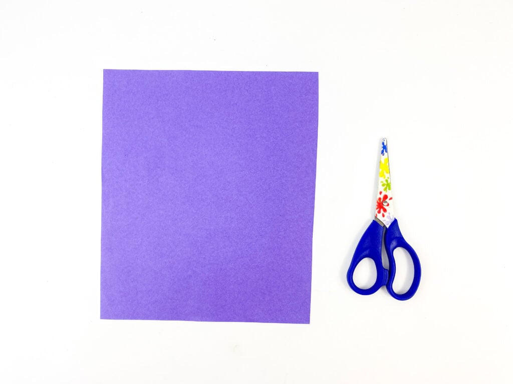Construction Paper Easter Egg Craft: Scissor Skills Activity