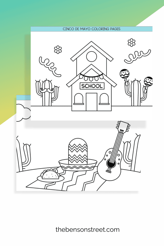Free Printable Cinco de Mayo Coloring Pages: 15 Sheets