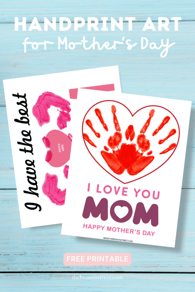 Mother's Day Handprint Free Printable Art Templates & Ideas