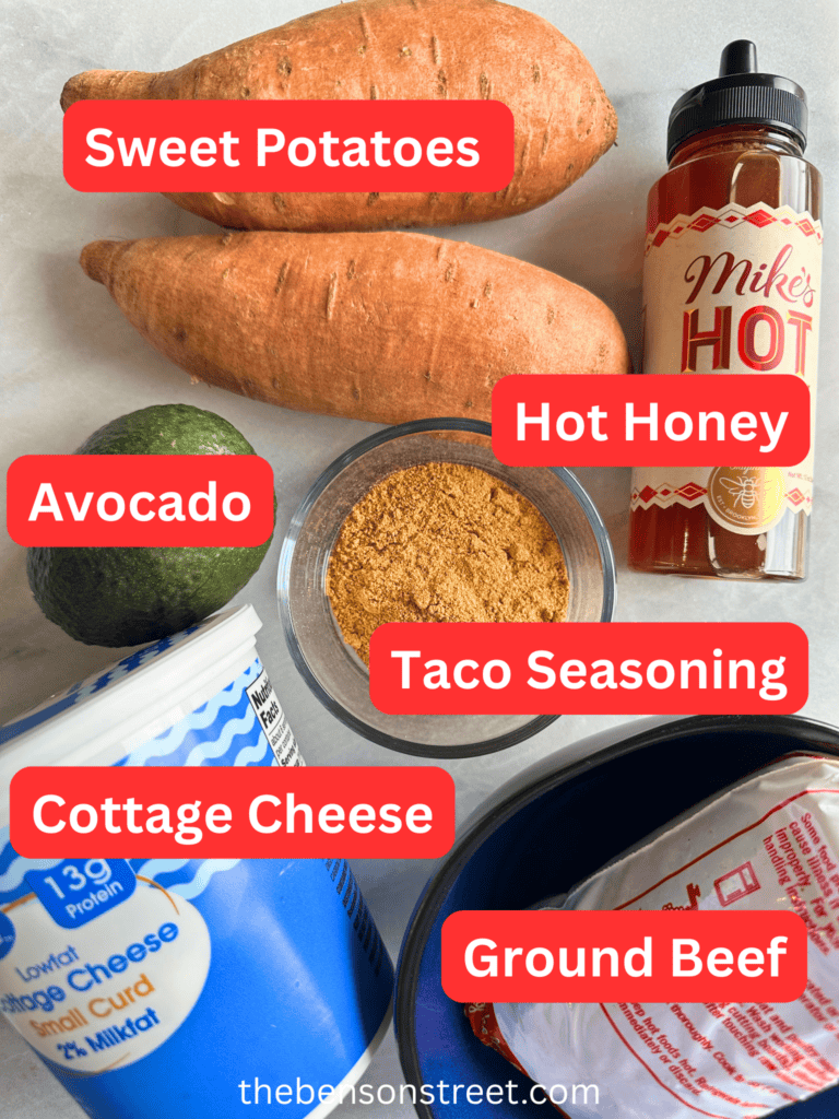 Viral Taco Cottage Cheese Sweet Potato Bowl Recipe