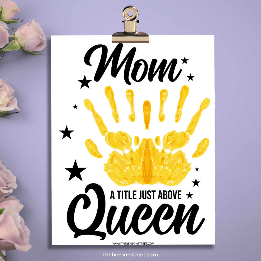 Mother's Day Handprint Free Printable Art Templates & Ideas
