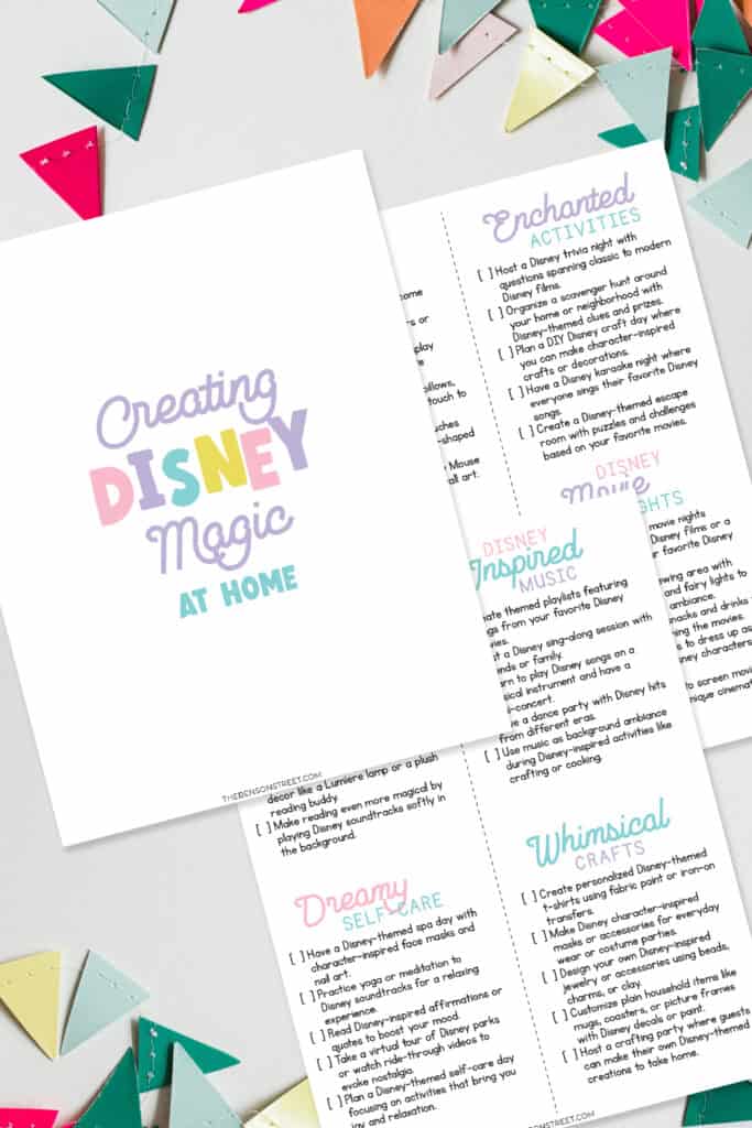 Disney Printable Activities At Home: 8 Lists to Recreate Magic - The ...