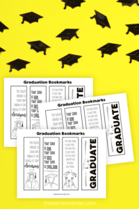Free Printable Graduation Bookmarks: Graduate Gift Idea - The Benson Street