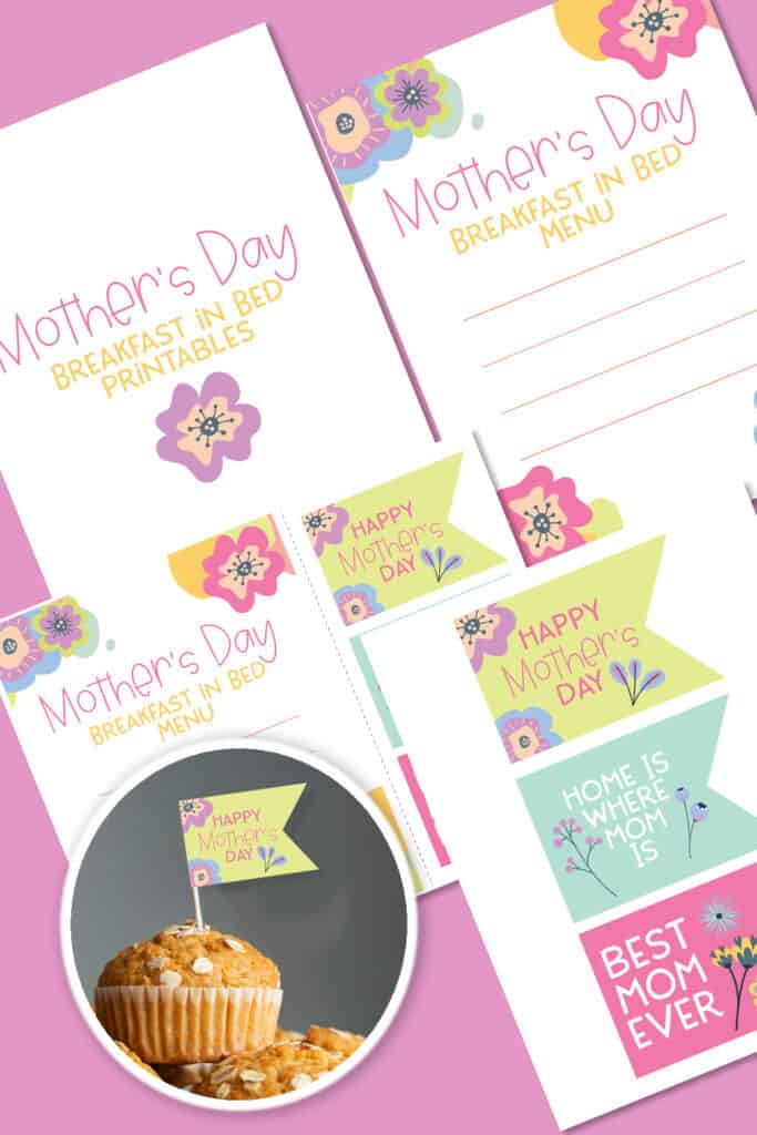 Free Mother's Day Breakfast in Bed Printables - The Benson Street