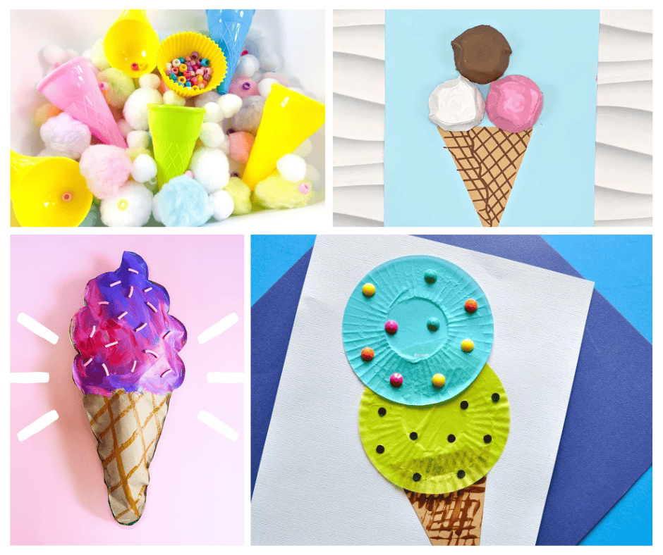 Easy Ideas for Ice Cream Crafts for Kids to Make this Summer - The ...