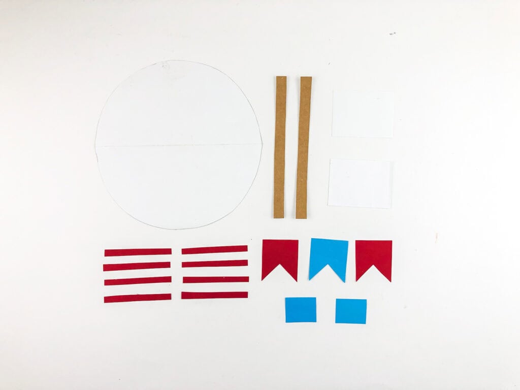 Kids Rocking Paper American Flag Craft Step by Step Tutorial - The ...