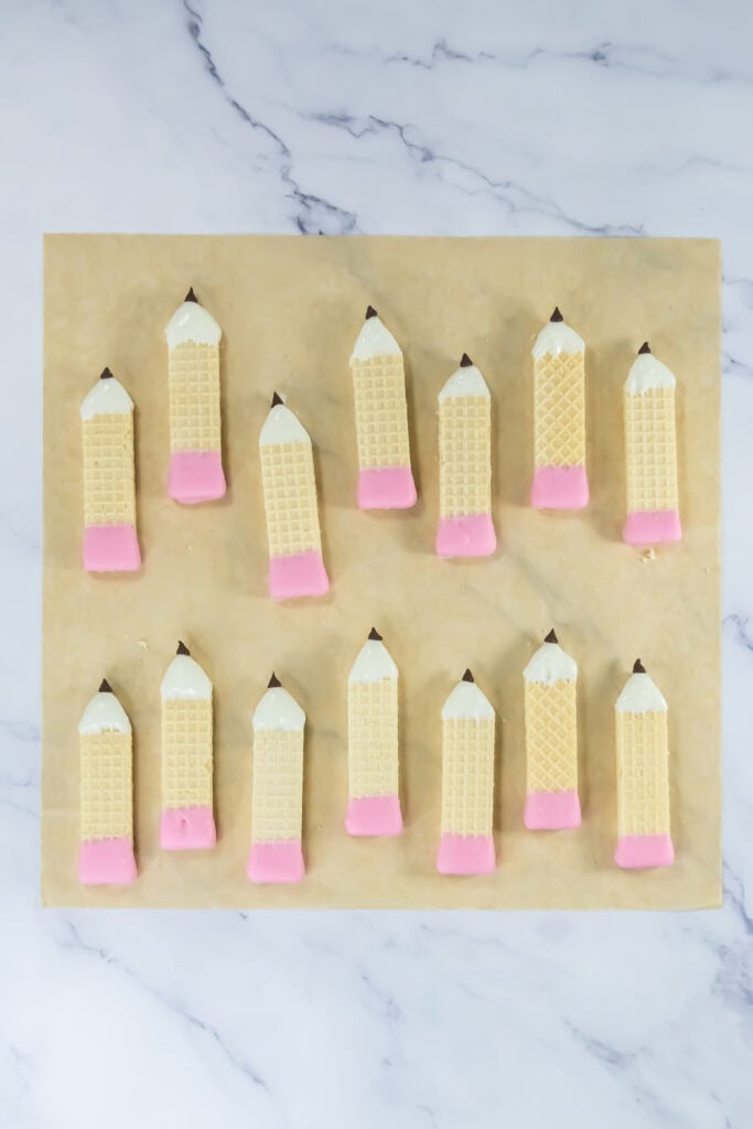 How to Make Pencil Wafer Cookies for Back To School