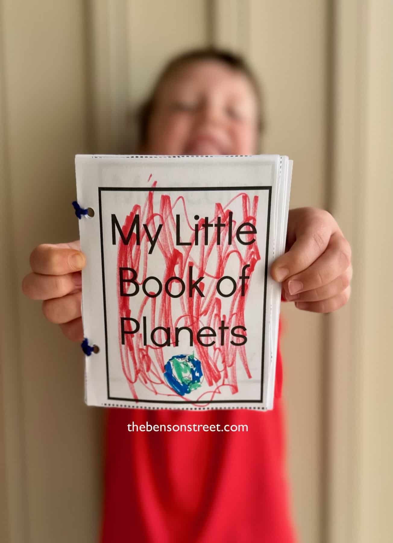 Free Printable My Little Book of Planets: Tracing & Coloring Activity ...