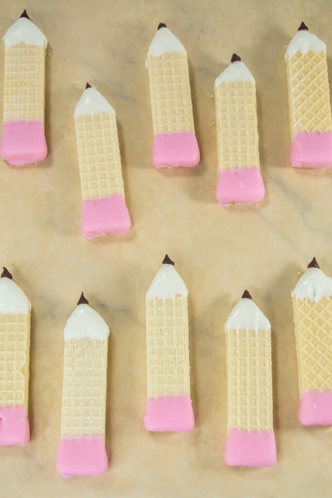 How to Make Pencil Wafer Cookies for Back To School